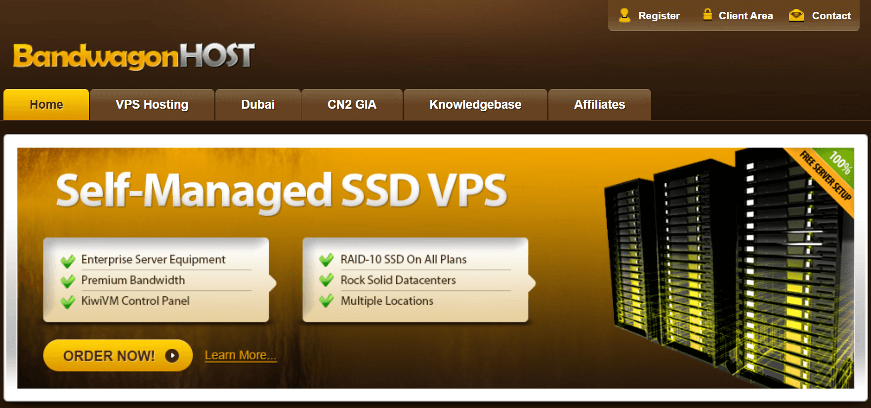 VPS服务器”T0高性能”系列：BandwagonHost - 猪猫博客